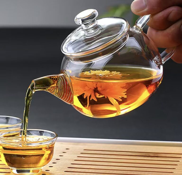 280ml Glass Teapot with spring filter • iTea